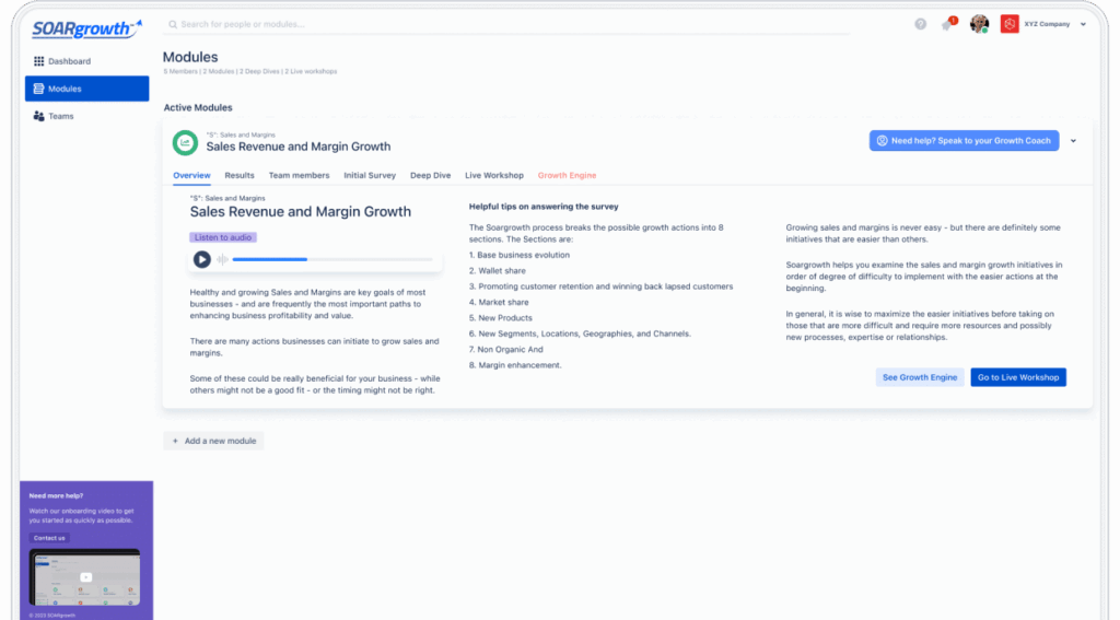 SOARgrowth – Business growth at your fingertips